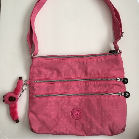 Kipling | Bags | Kipling Alvar Pink Crossbody Bag | Poshmark